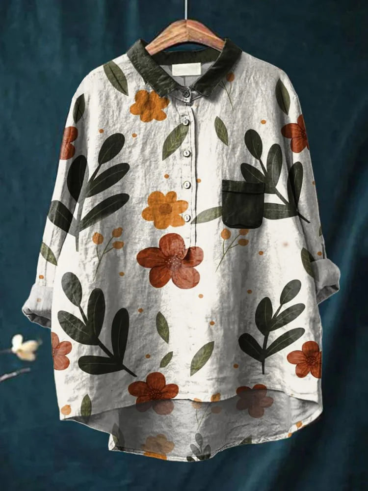 ELEANOR™ - Elegant Plant Art Shirt – Christine & Lily