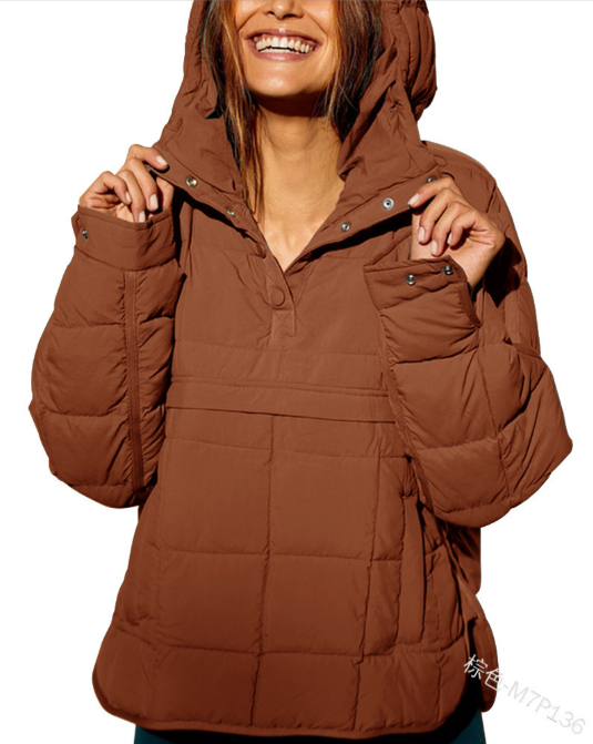 FARRELL™ – Oversized Hooded Pullover Hooded Jacket – Christine & Lily